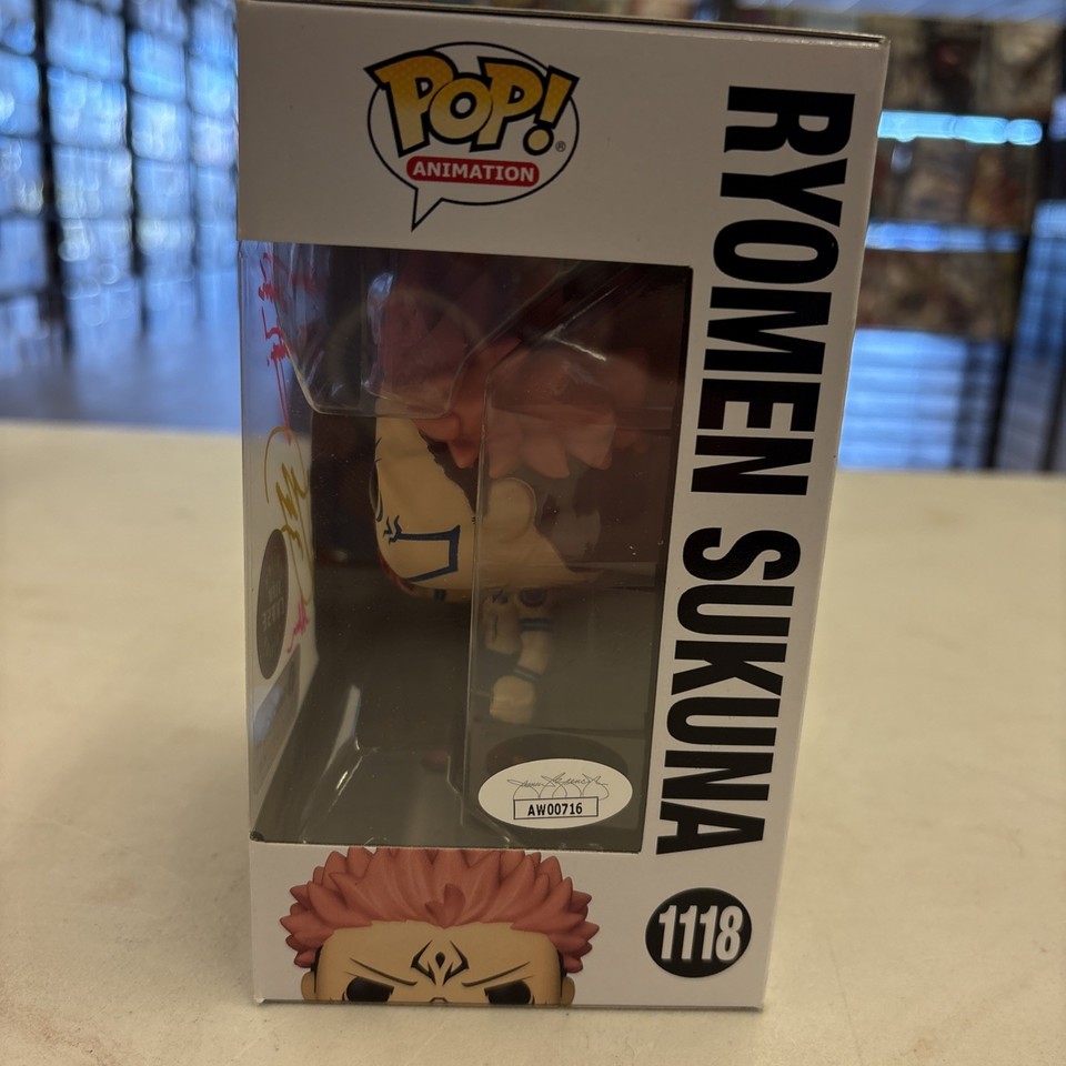 Funko Pop! Vinyl: Jujutsu Kaisen Sukuna (Chase) Ray Chase autographed ...