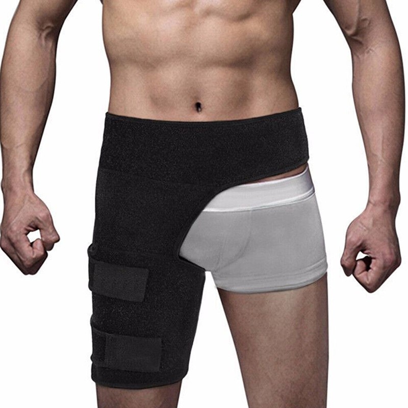 Hip Brace Compression Groin Support Wrap for Sciatica Pain Relief Thigh ...