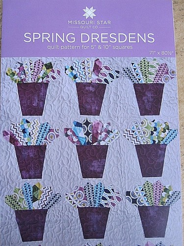 Spring Dresdens Quilt Pattern for 5" & 10" Squares New Missouri Star Quilt Co | eBay