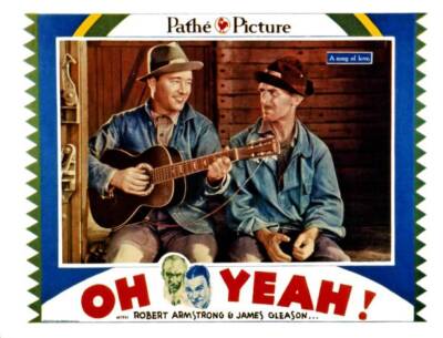 Oh Lobby Card Yeah Robert Armstrong James Gleason 1929 Old Movie Photo | eBay Australia