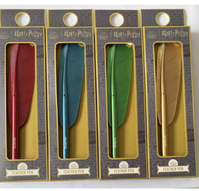 Harry Potter Feather Pen Hogwarts Gryffindor Ravenclaw Slytherin ...