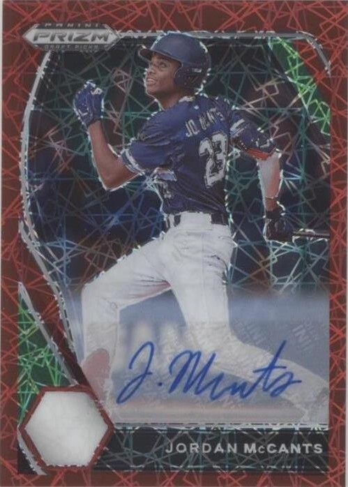 2021 Panini Prizm Draft Picks - Jordan McCants #PDP88 Red Velocity ...