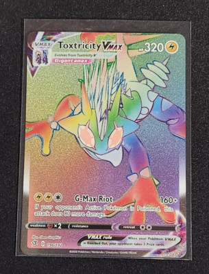 2021 POKEMON TOXTRICITY VMAX TRADING CARD | eBay