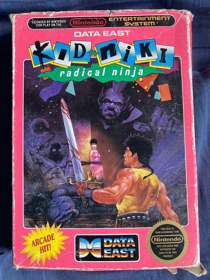 KID NIKI NES NINTENDO GAME CARTRIDGE, BOX, SLEEVE, MANUAL. 45496630218 ...