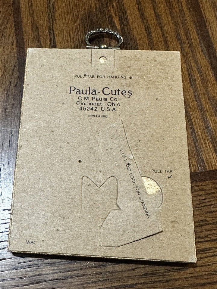 Vintage Paula Cutes Kitten Cat Wall Hanging There Are Precious Few As ...