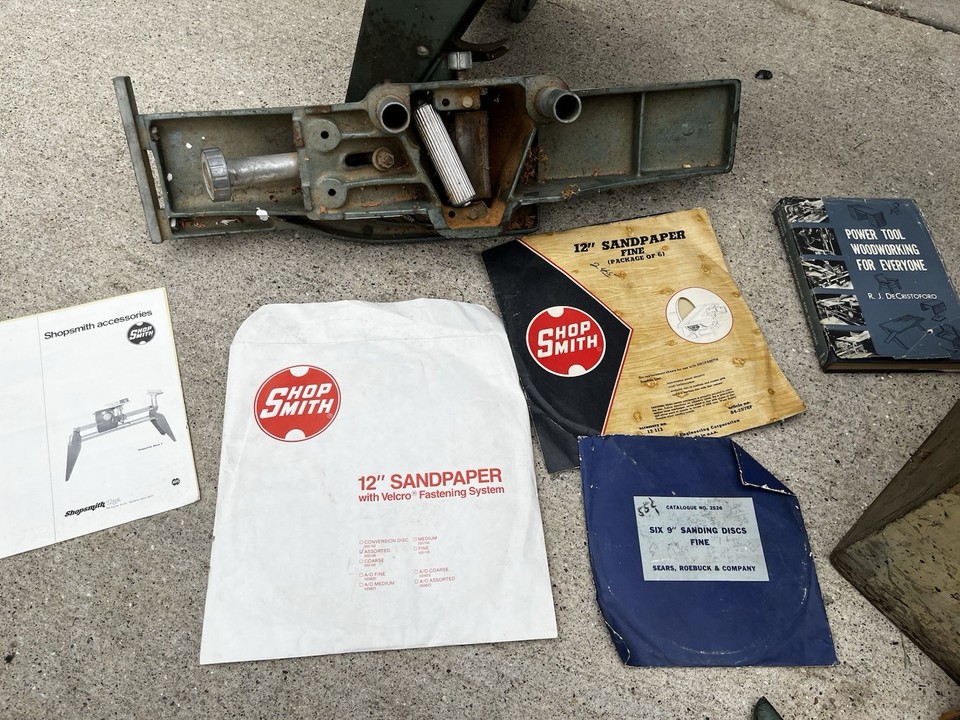 Shopsmith Mark 5 Multi-Purpose Woodworking Lathe with Many Accessories ...