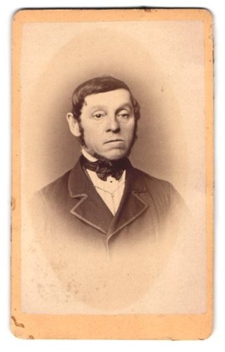 Fotografie Richard Merz, Schwarzenberg, Portrait bürgerlicher Herr mit ...