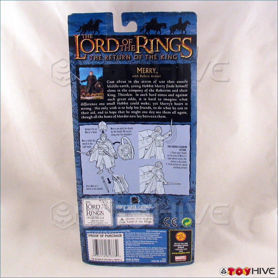 Lord of the Rings Return of the King Merry with Rohan Armor worn ...