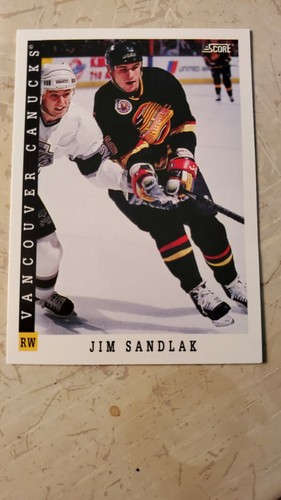 Jim Sandlak #397 Score Hockey Canucks | eBay