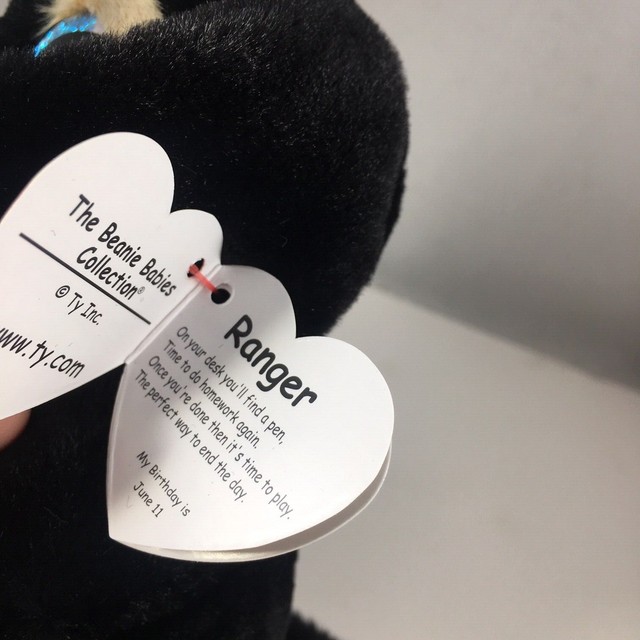 Ty Beanie Baby Bellies - RANGER the Dog (6 Inch) MWMT - Plush Toy ...