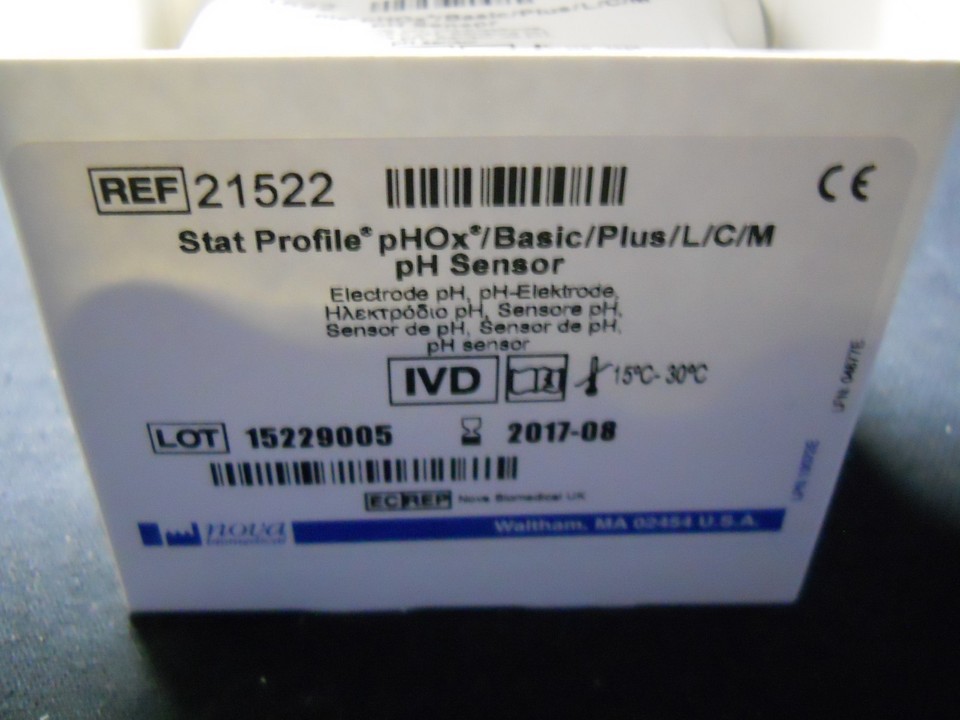 Nova Biomedical Stat Profile pHOx/Basic/Plus/L/C/M pH Sensor, 21522 | eBay