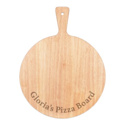 Personalisiert Pizza Brett Nachricht Unten Gebogen Serviertablett ...