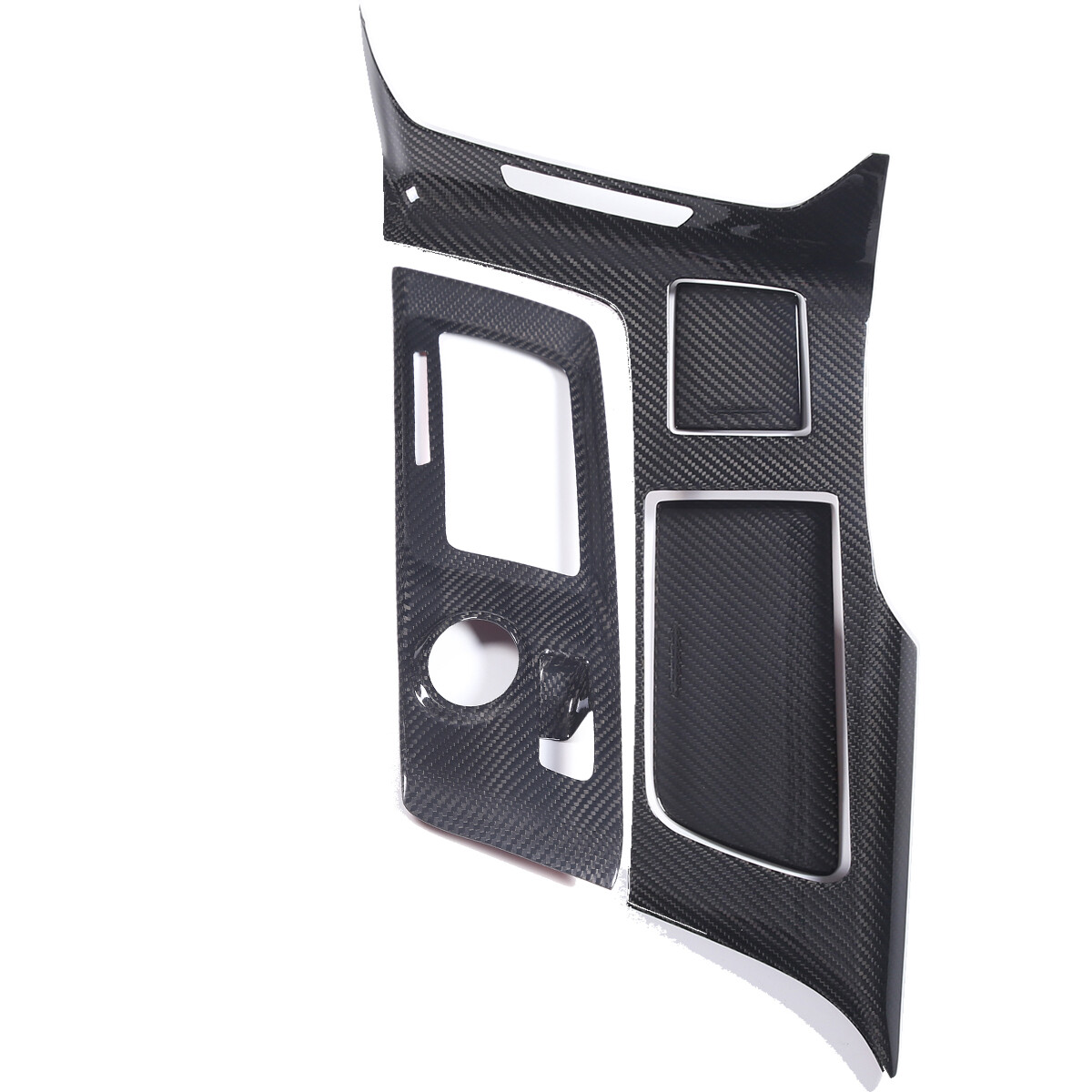 Real Carbon Fiber Center Console Panel Trim Cover Fit For Corvette C7 ...