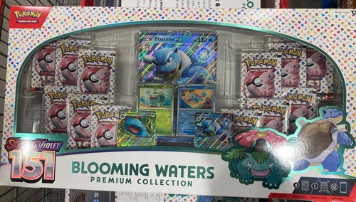 (x7) Pokémon TCG 151 Blooming Waters Premium Collection - Ships Today ...