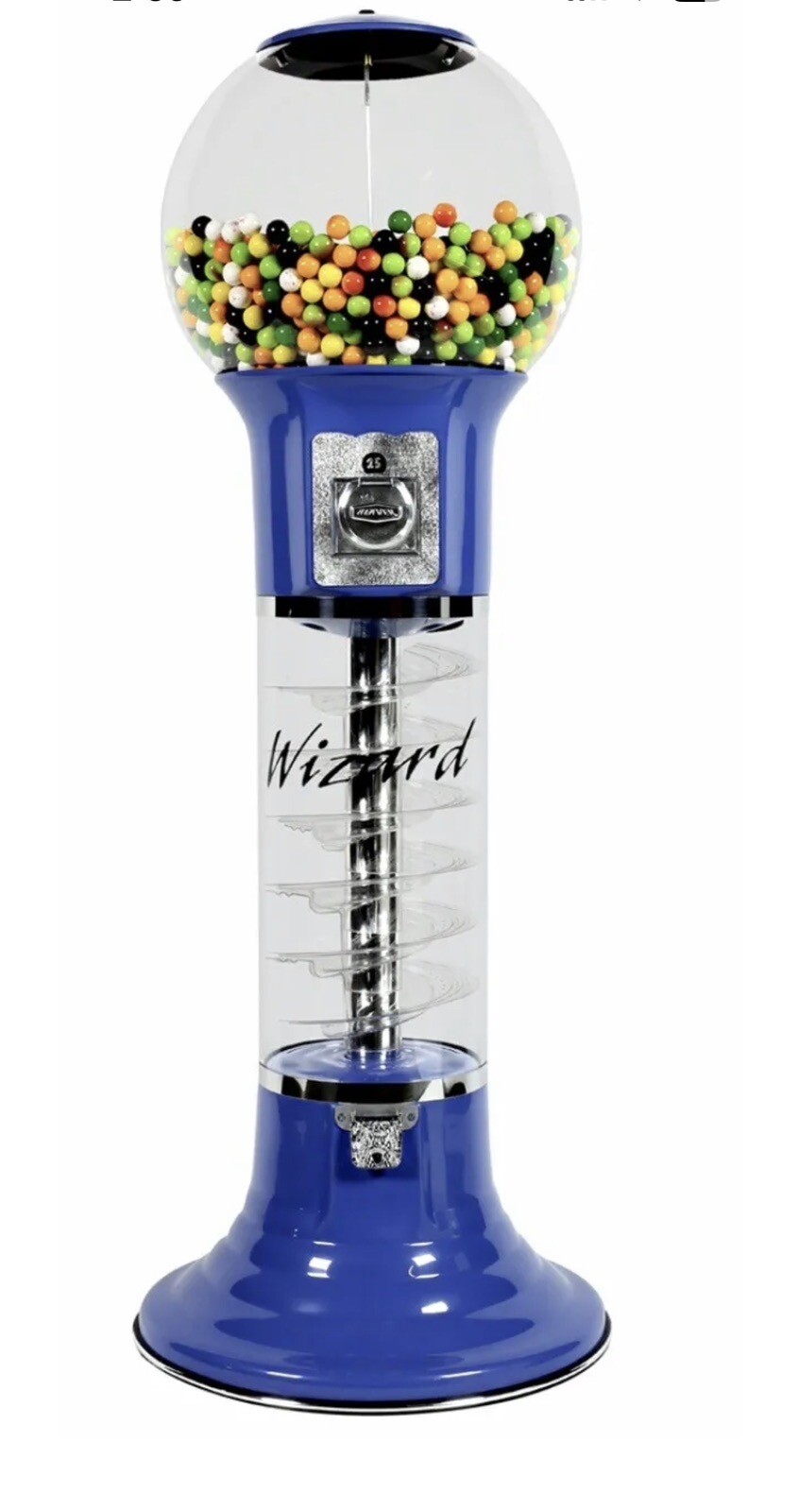 Wizard Spiral Gumball Machine Locks Threaded Screw Tip Bulk Vending Key ...