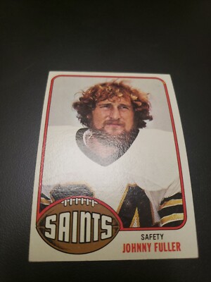 1976 Topps Football #149 Johnny Fuller New Orleans Saints Card | eBay