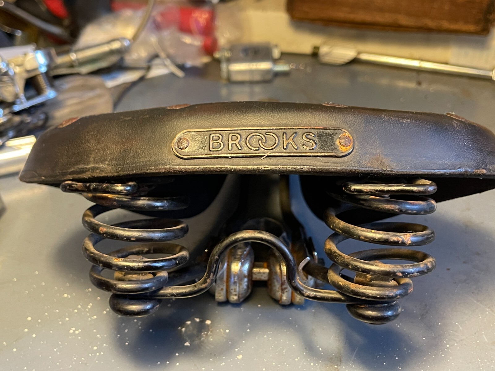 Vintage Brooks B66 Lady's Model Black Leather Saddle, Great Britain | eBay