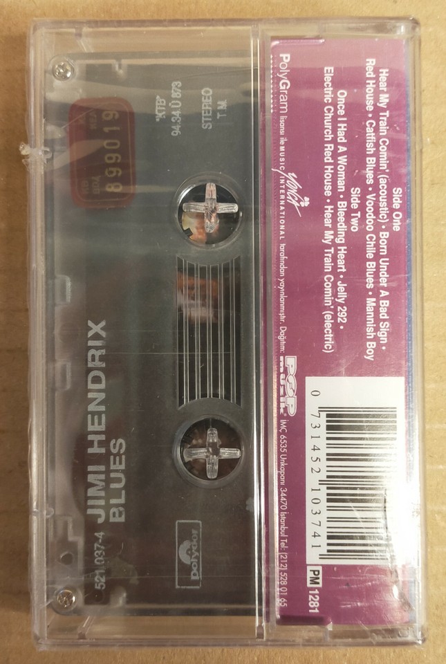 JIMI HENDRIX - BLUES (1994) CASSETTE MADE IN TURKEY | eBay