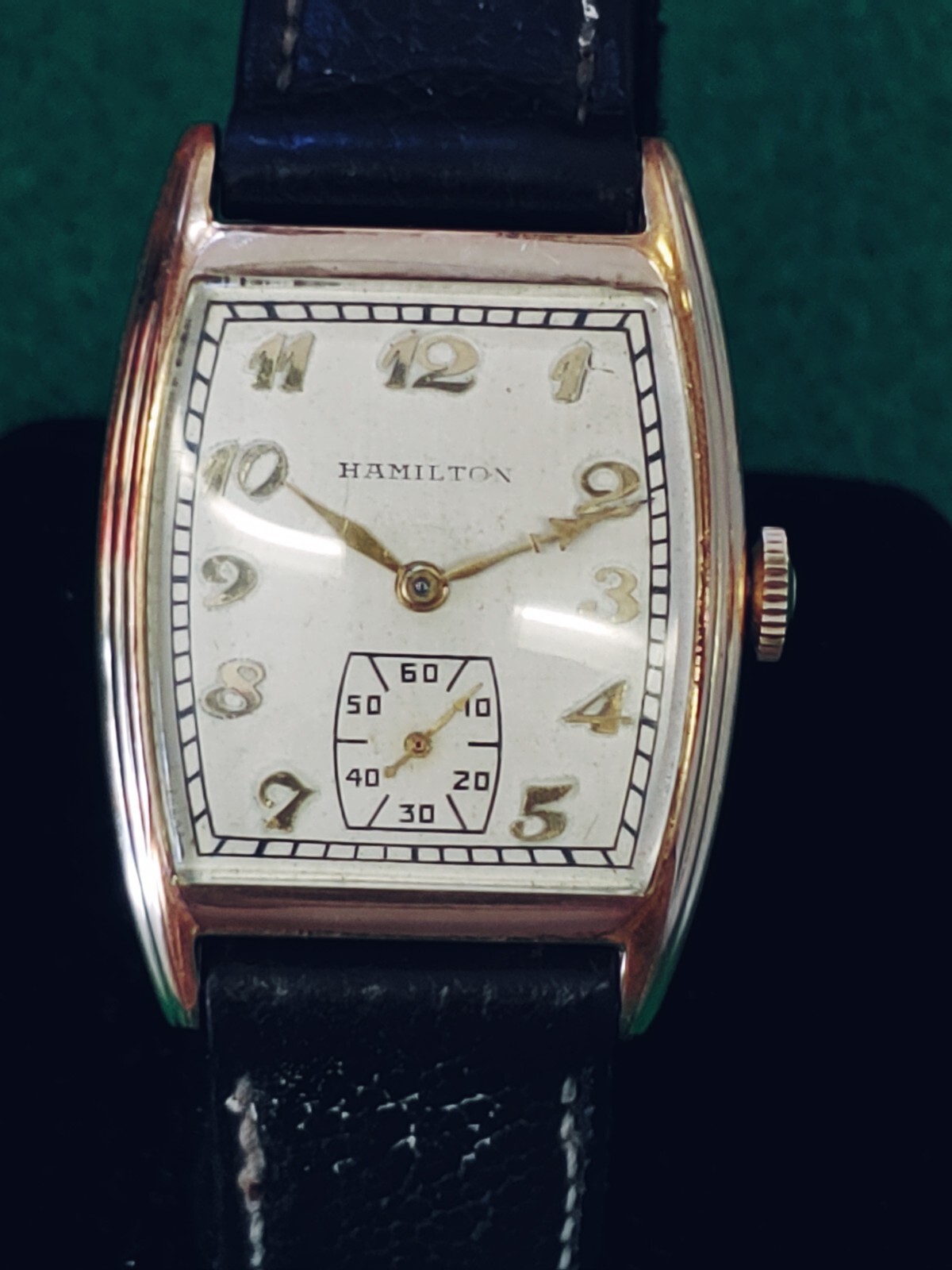 vintage Hamilton 1932 Webster 14k gold filled mens wa… - Gem
