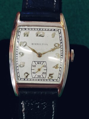 vintage Hamilton 1932 Webster 14k gold filled mens watch | eBay