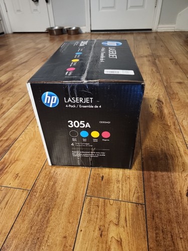 HP 305A (CE305AQ1) 4 Colors Black, Blue, Yellow, Red LaserJet ...