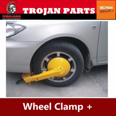 Trojan Wheel Clamp Defender Plus 13-16 inch Wheel Lock Safety Security ...