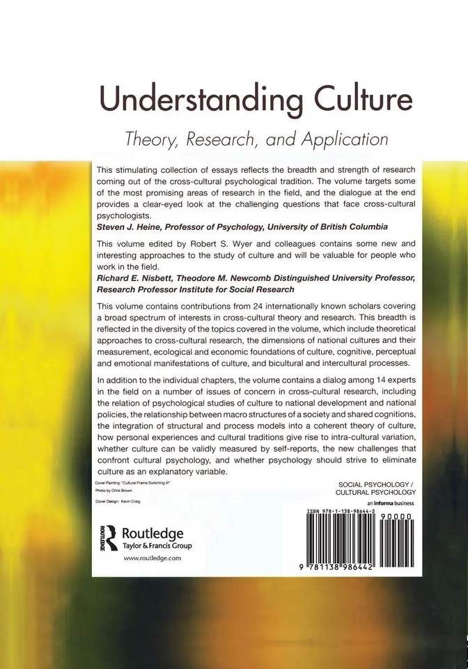 Robert S. Wyer (u. a.) | Understanding Culture | Taschenbuch | Englisch ...