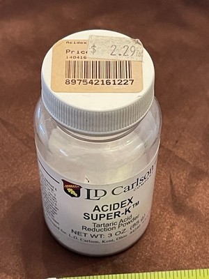 Acidex Super-K 3 Ounces for Reducing Tartaric Acid in Wine Making LD ...