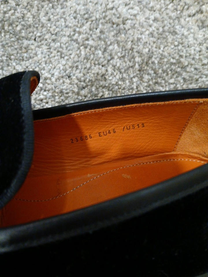 MAGNANNI BLACK SUEDE LEATHER LOAFERS DRESS SHOES 23686 MEN SZ 13 | eBay