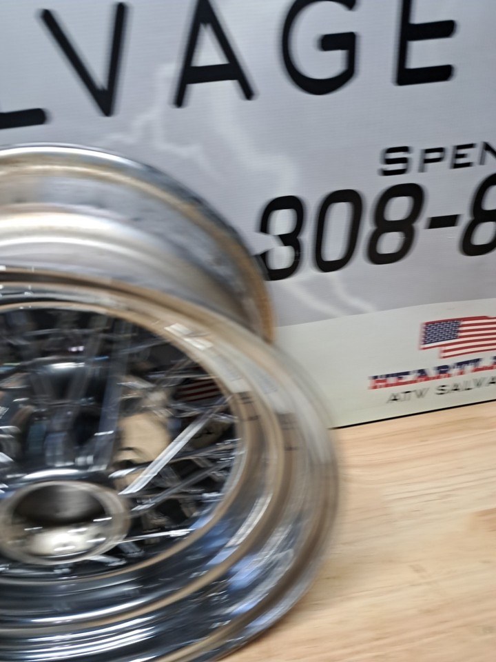Tru Spoke Wire Wheels 17- 5488 1968-1982 Nos Gm Corvette Vintage R10 #3 ...