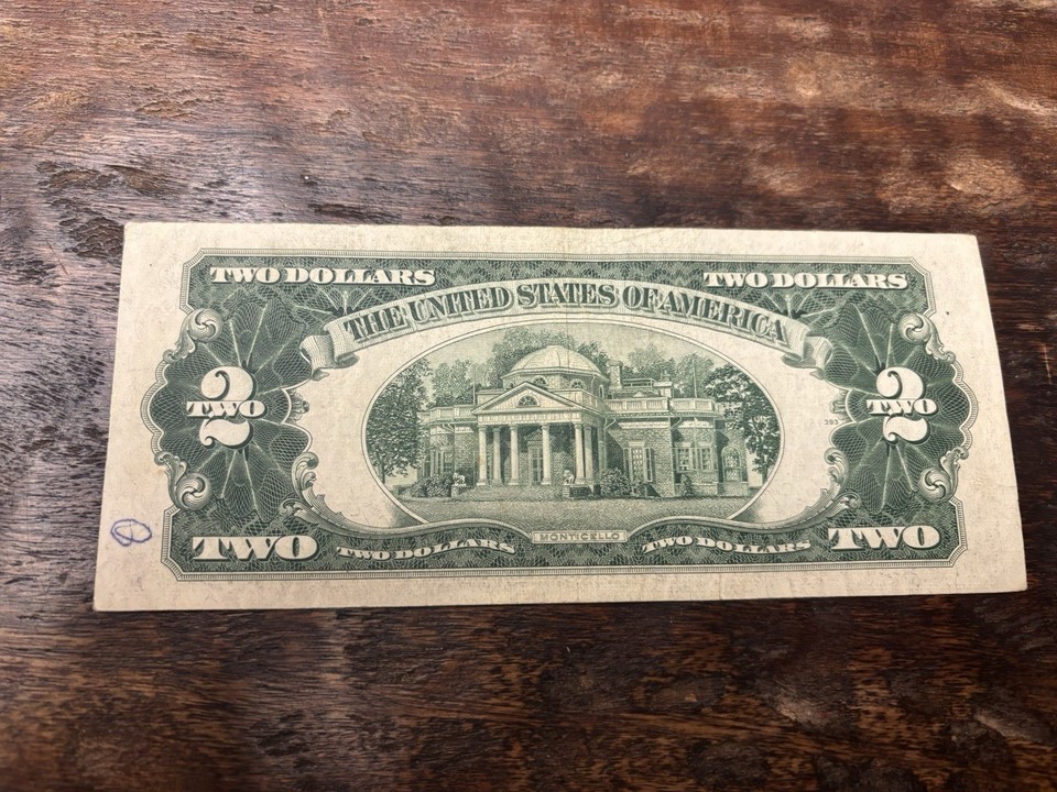 United States 1953 $2 Red Seal Banknote Small Size | eBay