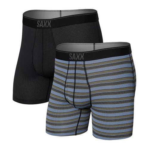 Saxx Quest Quick Dry Mesh Boxer Brief Fly Men's Underwear, Sunrise ...