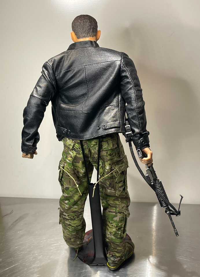 1:6 Full Custom Grand Theft Auto Claude 12" Figure w/ Stand Gun Black ...