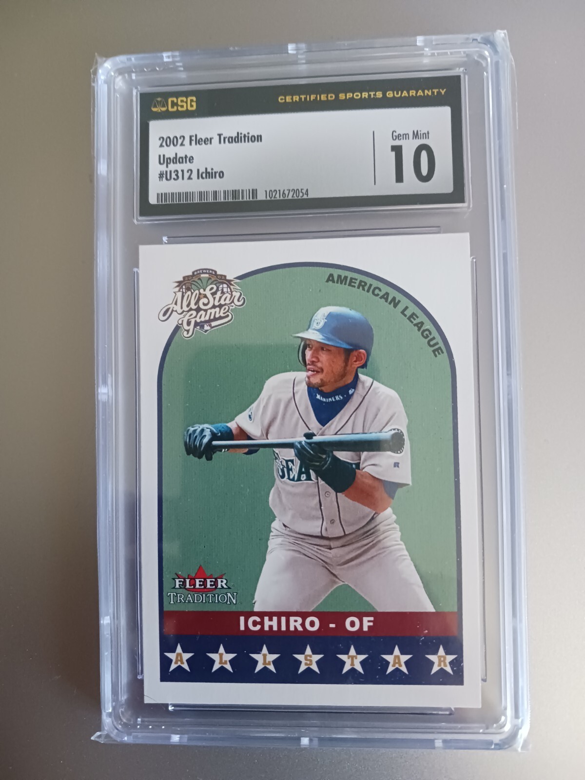 2002 Fleer Tradition Update Ichiro #U312 CSG 10 Mariners 2nd Year | eBay