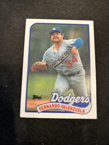 1989 Topps Card #150 Fernando Valenzuela Los Angeles Dodgers NMMT Free ...