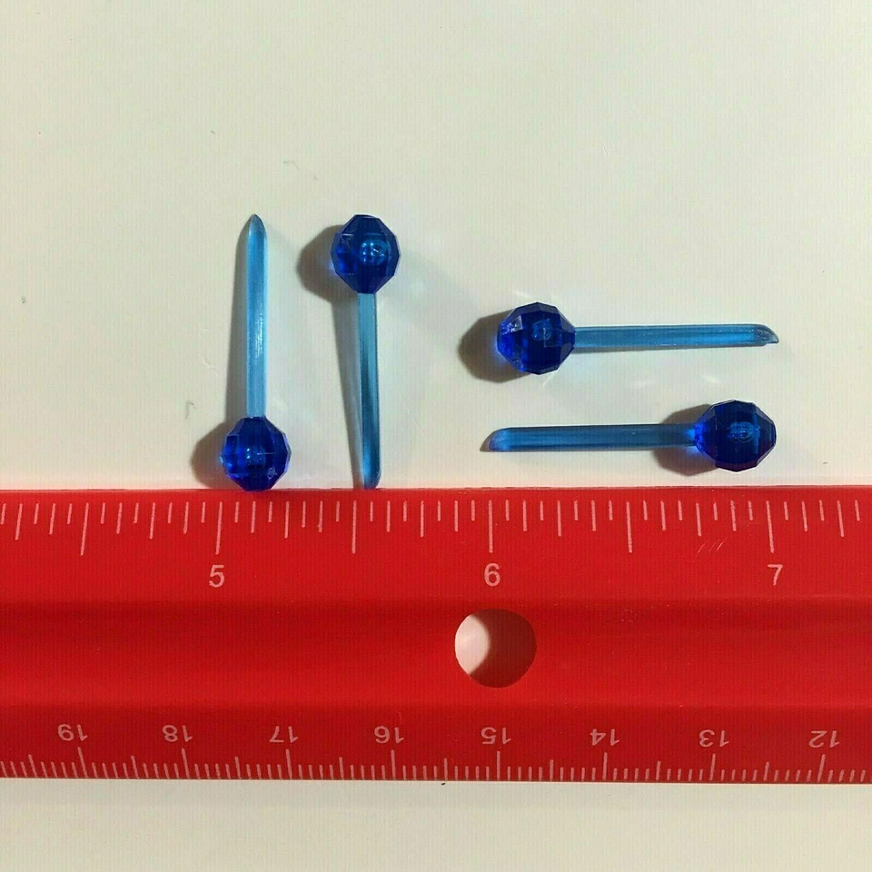 100 LARGE PIN LIGHTS BULBS Vintage Ceramic Christmas Tree 7mm Pegs 9 ...