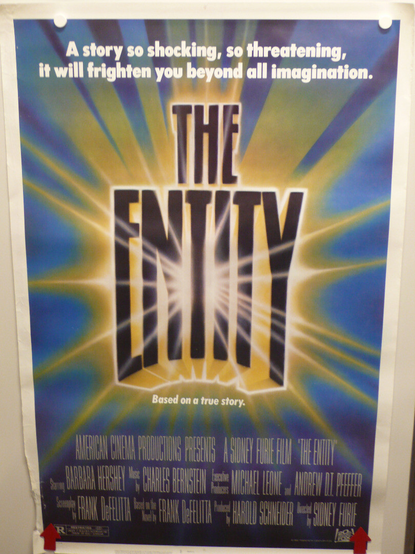 THE ENTITY Barbara Hershey RON SILVER David Labiosa ORIGINAL 1-SHEET ...
