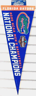 2025 National Champions Final Four Florida Gators 12x30 Premium Pennant ...