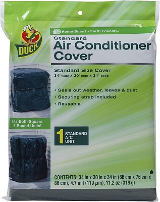1431012 Duck® Brand Air Conditioner Cover, Standard A/C Unit 34" x 30 ...