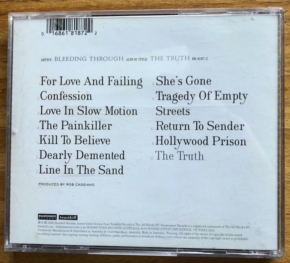 BLEEDING THROUGH - The Truth CD 2006 | eBay