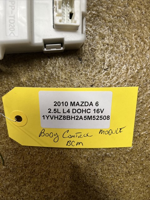 2010 Mazda 6 Body Computer Control Module BCM BCU OEM GEA167560B for ...