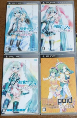 PSP Hatsune Miku Project Diva 1st 2nd Expend Megpoid the Music set ...