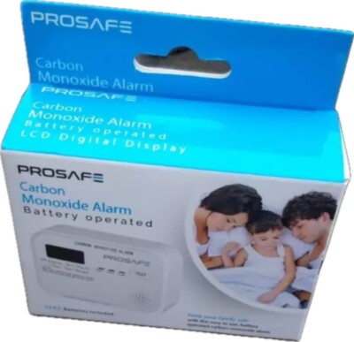 PROSAFE LCD Digital Display Battery Carbon Monoxide Alarm KD-218A 10 Year Life | eBay UK