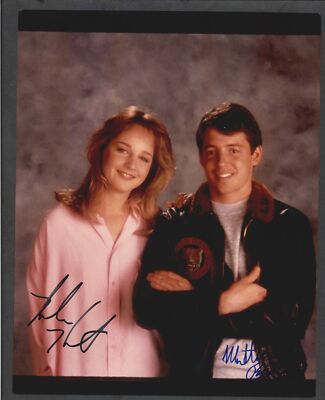 Helen Hunt & Matthew Broderick - Signed Autograph Color 8x10 Photo ...