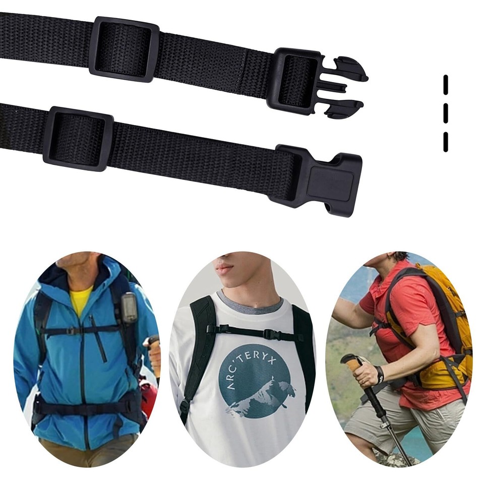 Adjustable Backpack Chest Strap Replacement Sternum Belt with Snap ...