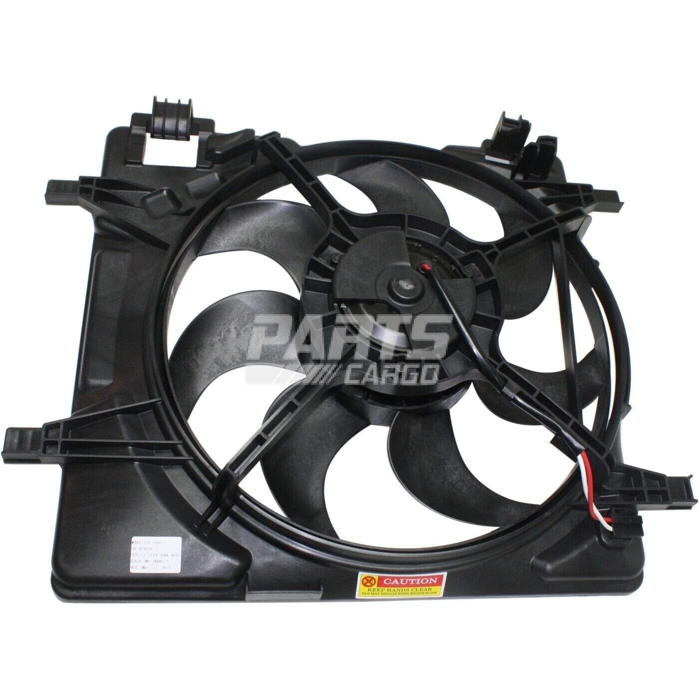 New Fits 2013-2015 Chevrolet Spark Radiator Fan Assembly Automatic ...