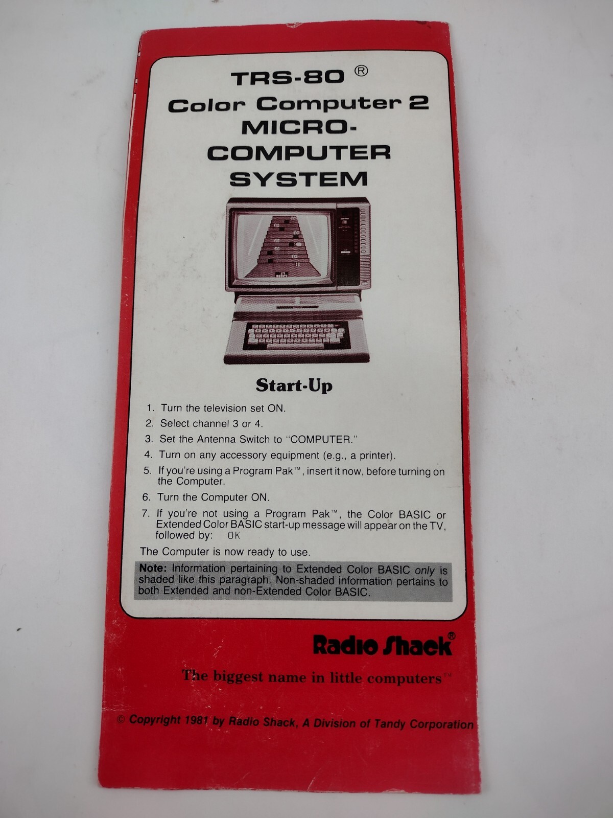 Rare Early 1980's TRS-80 Basics Flyer Original | eBay