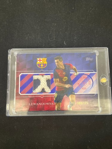 Lewandowski 2025 Topps Barcelona 125 Anniversary Camp Nou Goal Net ...
