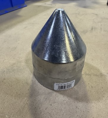Chain Link Fence 2-3/8” One Way Bullet Post Cap (Aluminum) 3 Pieces | eBay