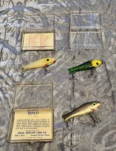 Vintage Bingo Bait Co. Fishing Lure Group | eBay